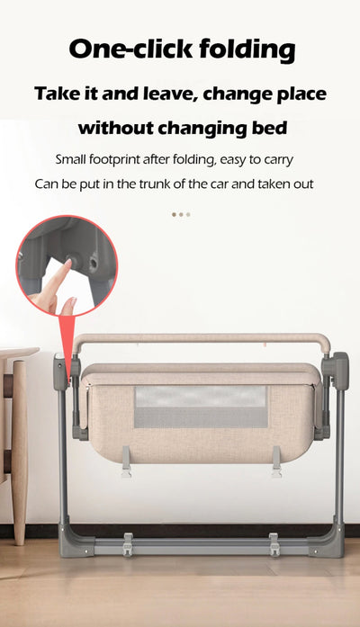 Electric Rocking Baby Crib – TAY Online Store